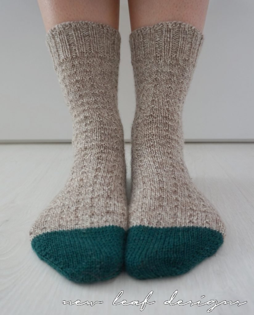 Simple Toe Up Socks – Part 3: Cuff & Bind-off - New Leaf Designs