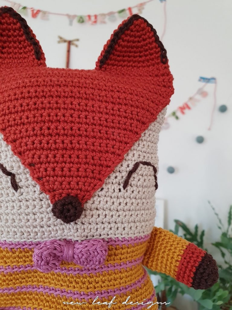 The Friendly Fox - Free Crochet Pattern - New Leaf Designs
