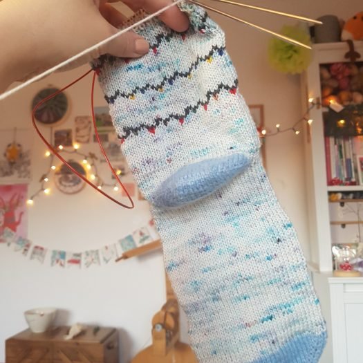 One Blink For Yes Socks - New Leaf Designs