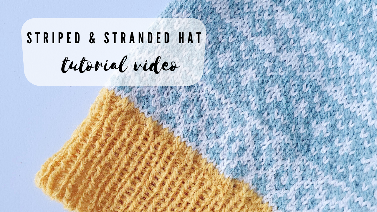 Coming soon: Striped & Stranded Hat tutorial - New Leaf Designs
