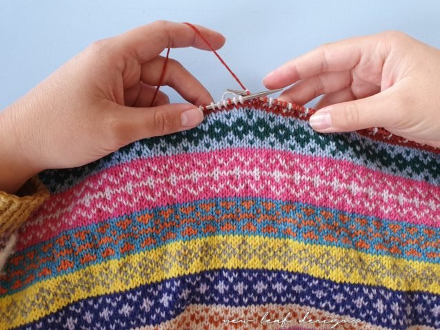 How to knit Stranded Colourwork - New Leaf Designs