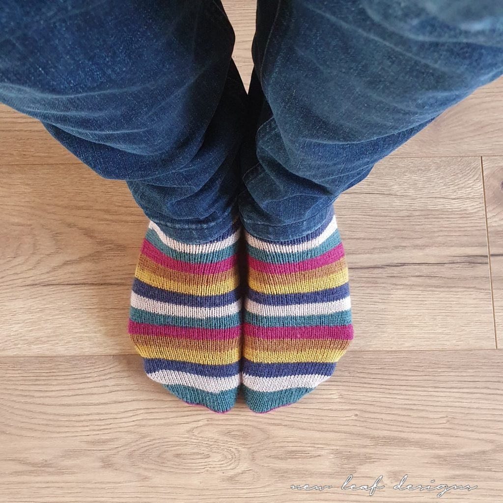 How to knit an Afterthought Heel for Socks - New Leaf Designs