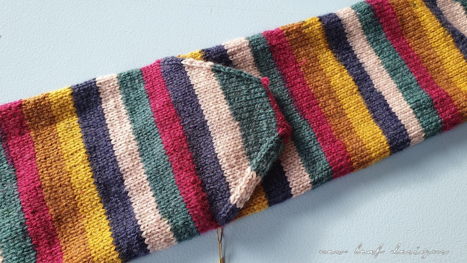 How to knit an Afterthought Heel for Socks - New Leaf Designs