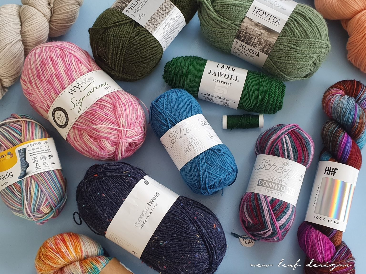 Sock yarn - what to look for - New Leaf Designs